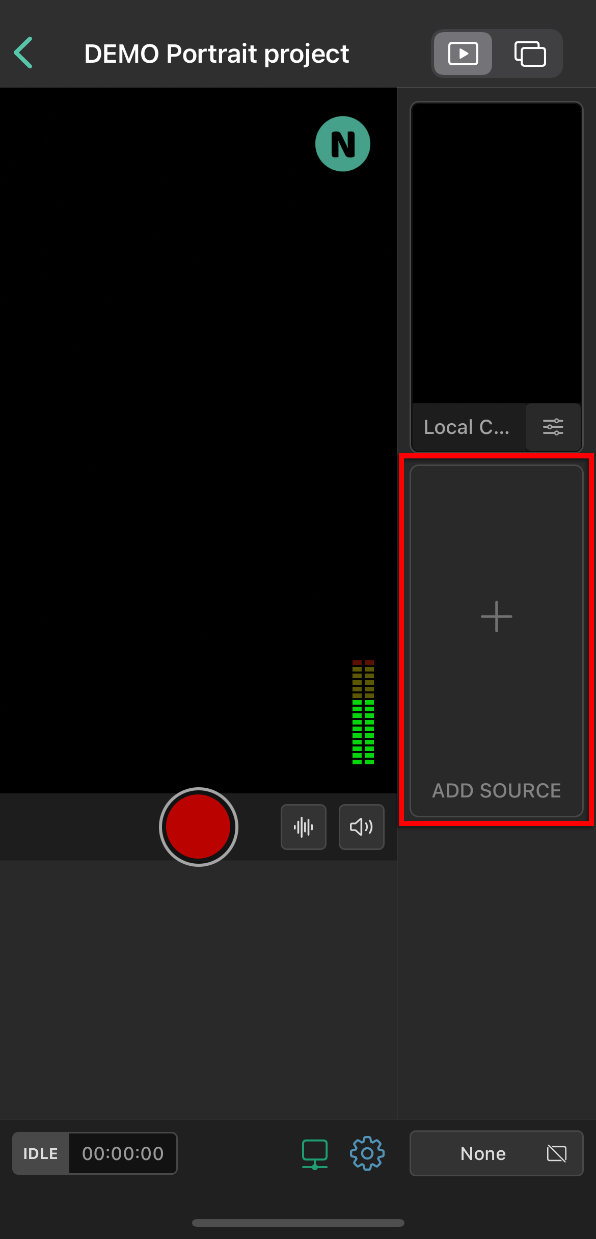 Adding Sources Recngo